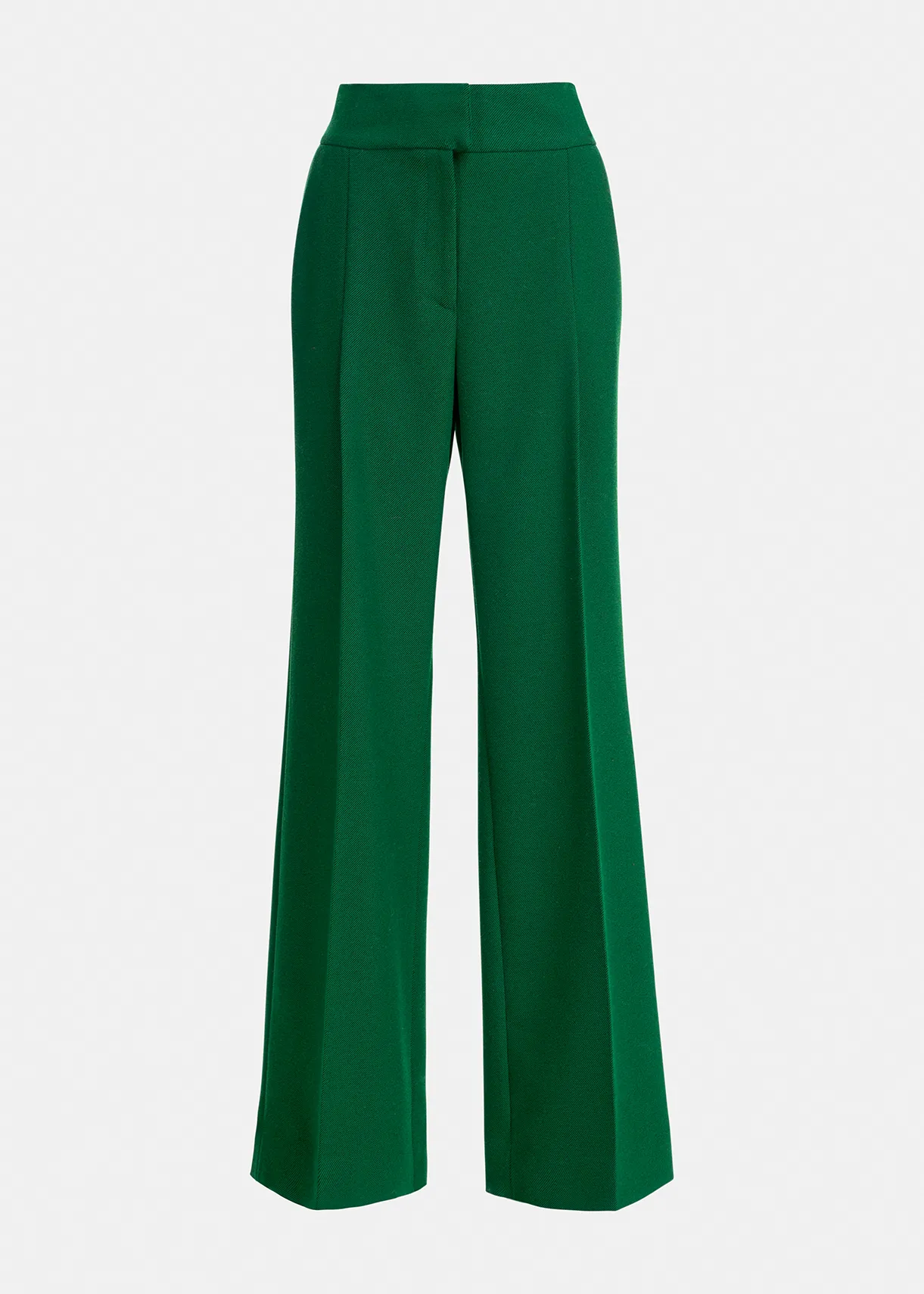 Dark green straight-leg pants | Essentiel Antwerp