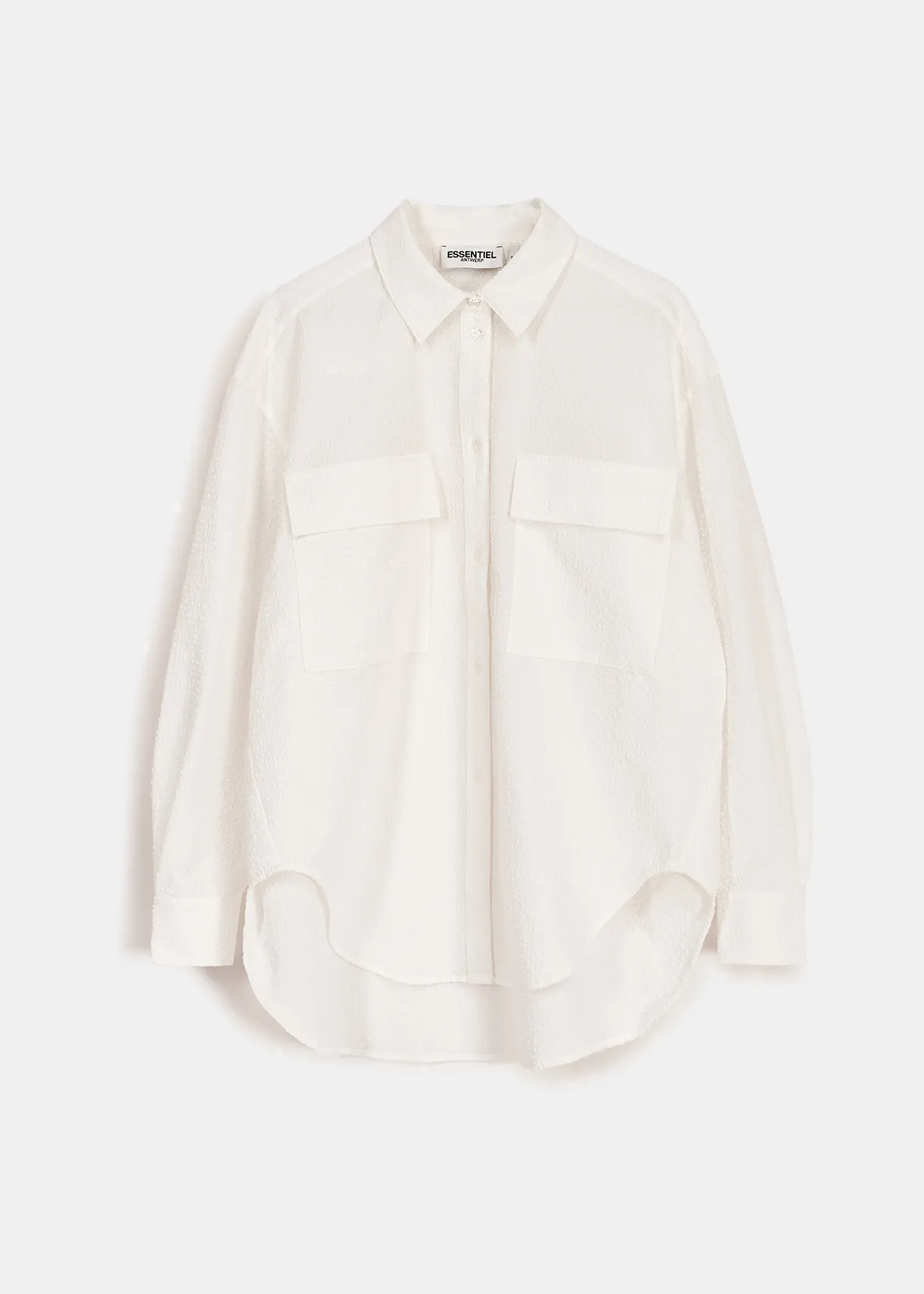 Wit oversized hemd | Essentiel Antwerp België