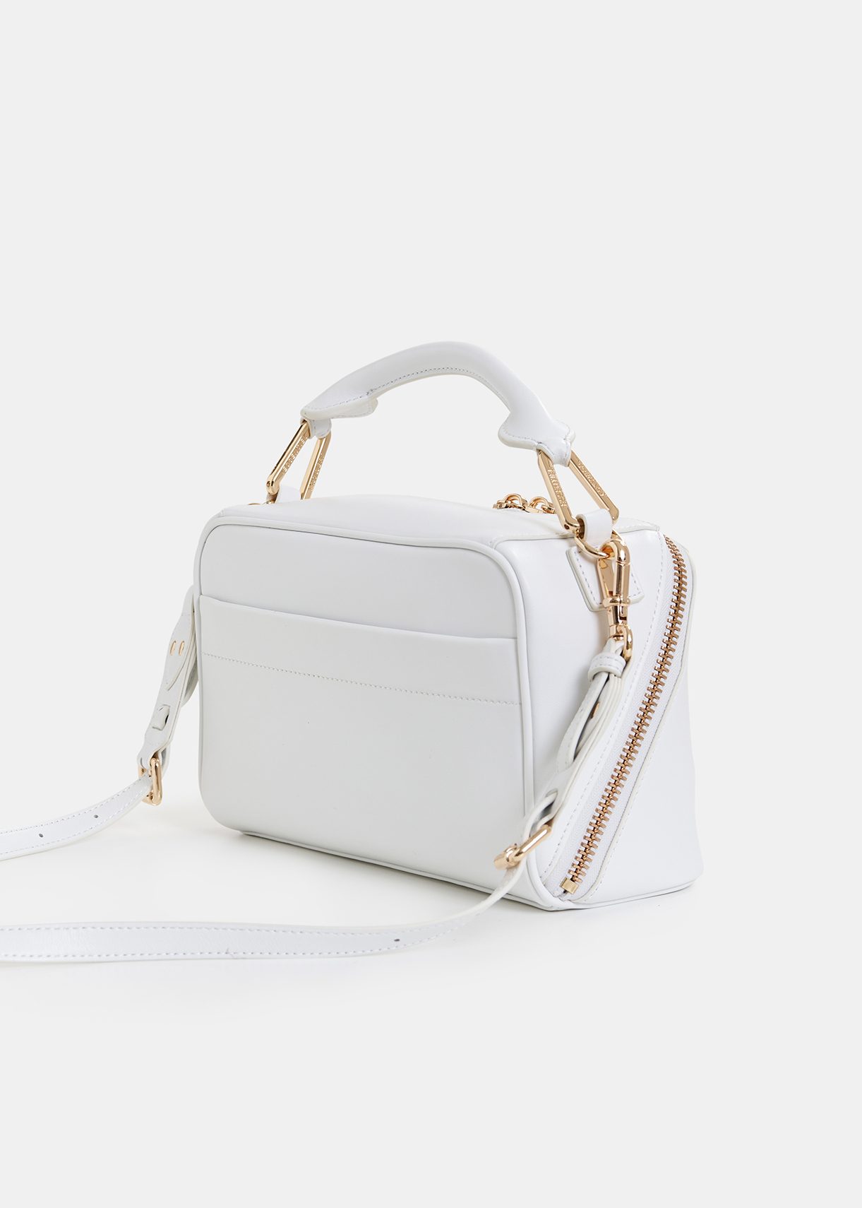 White leather bag store